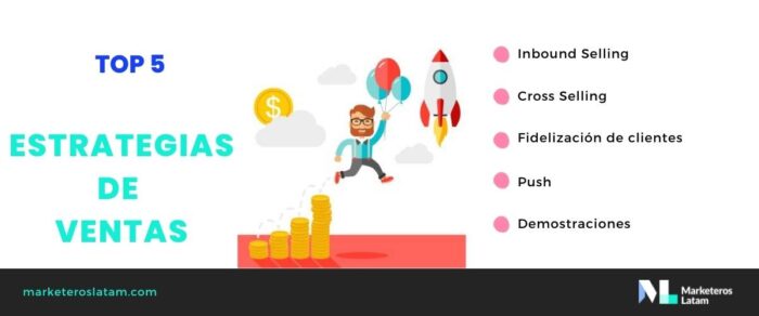 Top 5 estrategias de ventas | Marketeros LATAM