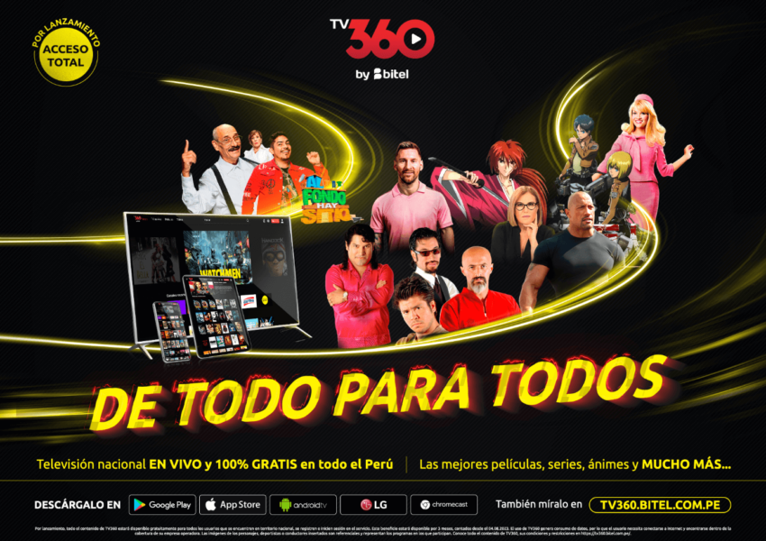 “TV360”: Bitel lanza la plataforma de streaming más accesible y económica del país | Marketeros ...